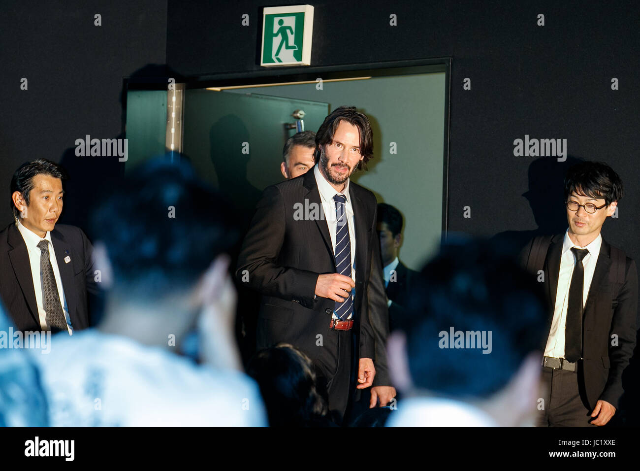 Tokyo, Japan. 13th June, 2017. Actor Keanu Reeves attends a premiere ...