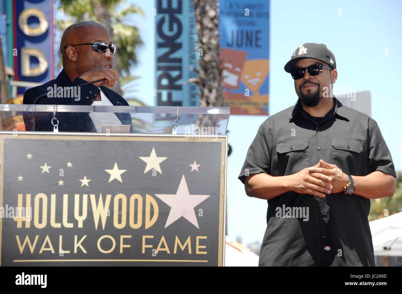 Hollywood Boulevard, CA. 12th June, 2017. John Singleton, Ice Cube at ...