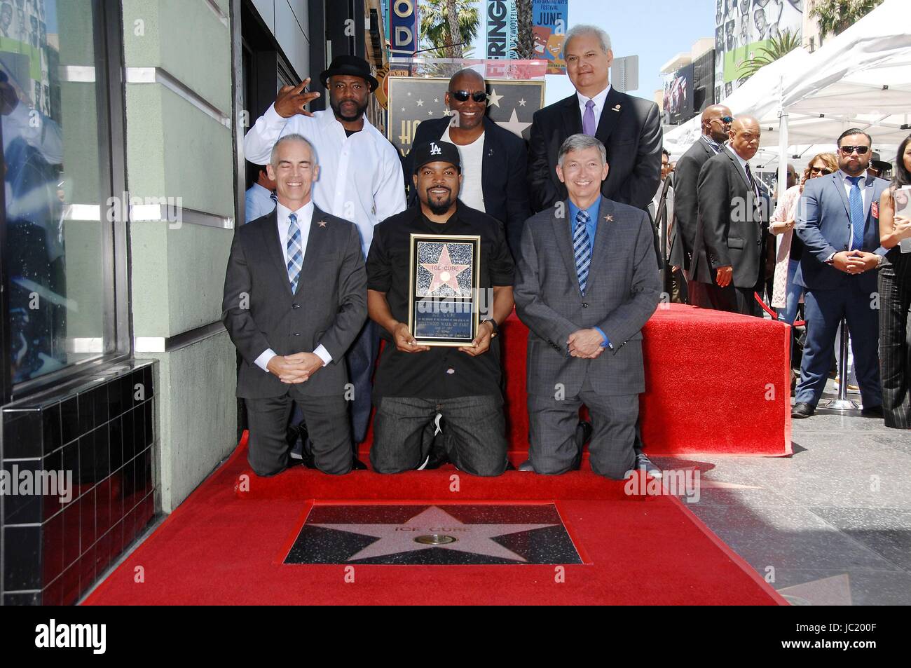 Hollywood Boulevard, CA. 12th June, 2017. Mitch O'Farrell, Rapper WC ...