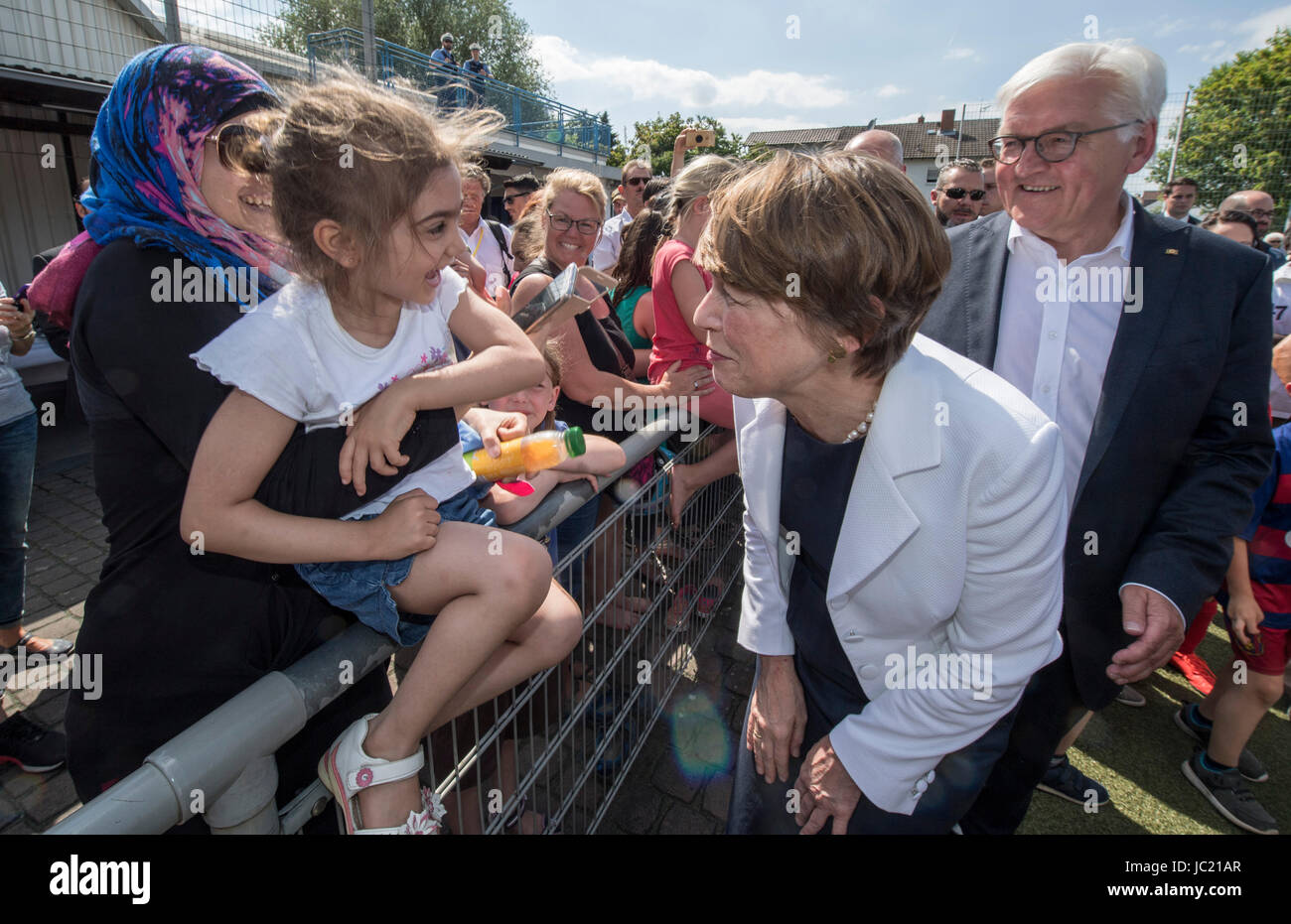 Russelsheim, Germany. 13th June, 2017. German President Frank-Walter ...