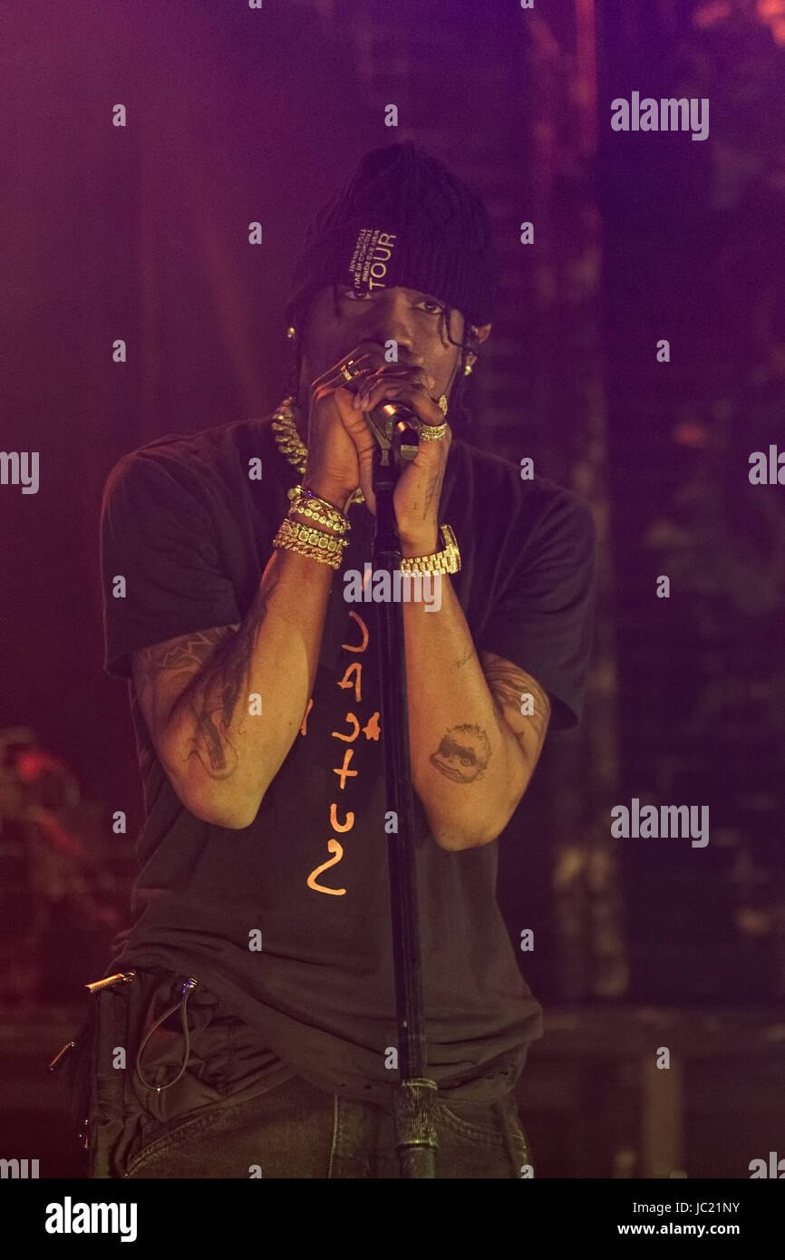 June 11, 2017 - Manchester, Tennessee, U.S - Rapper TRAVIS SCOTT ...