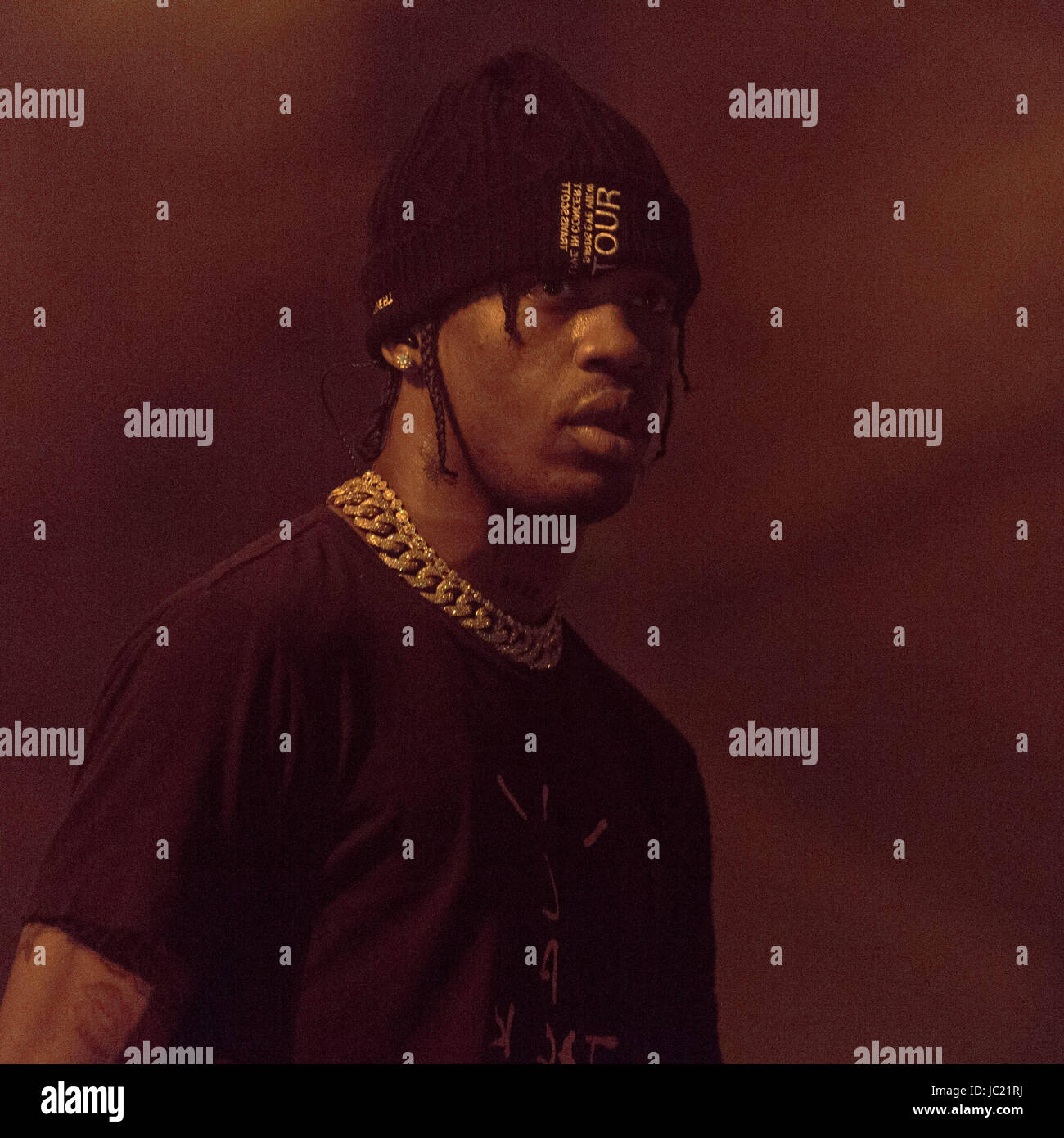 June 11, 2017 - Manchester, Tennessee, U.S - Rapper TRAVIS SCOTT ...
