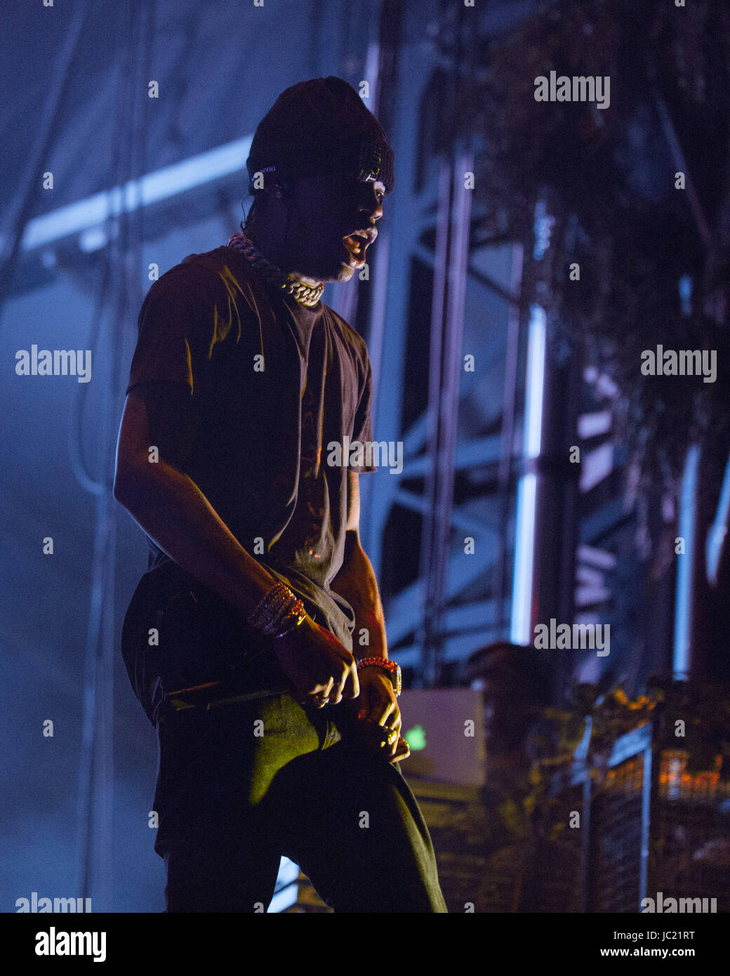 June 11, 2017 - Manchester, Tennessee, U.S - Rapper TRAVIS SCOTT ...