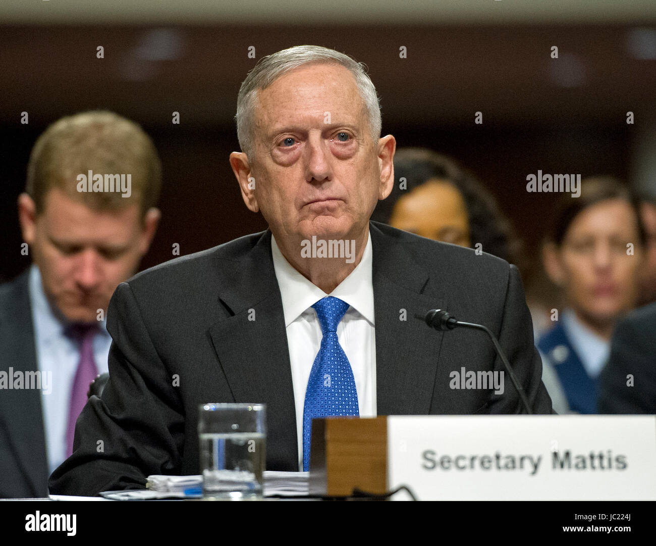 United States Secretary of Defense James N. Mattis gives testimony ...
