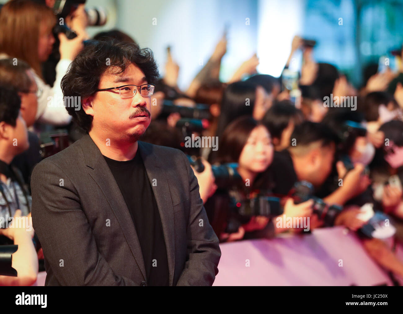 Movie 'Okja' Director Bong Joon-ho of the new movie "Okja" attends a ...
