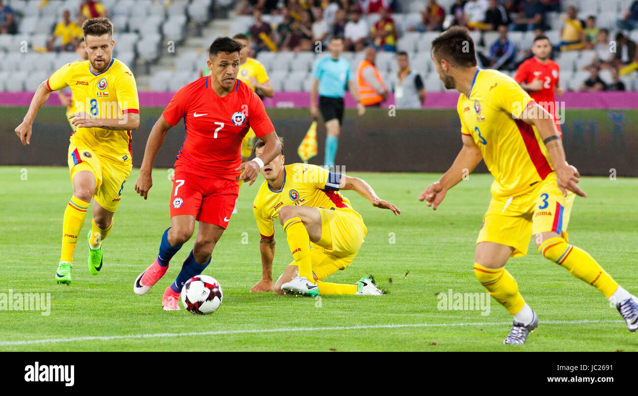 Romania vs Chile friendly, Cluj-Napoca, Romania - 13 June 2017 Alexis ...