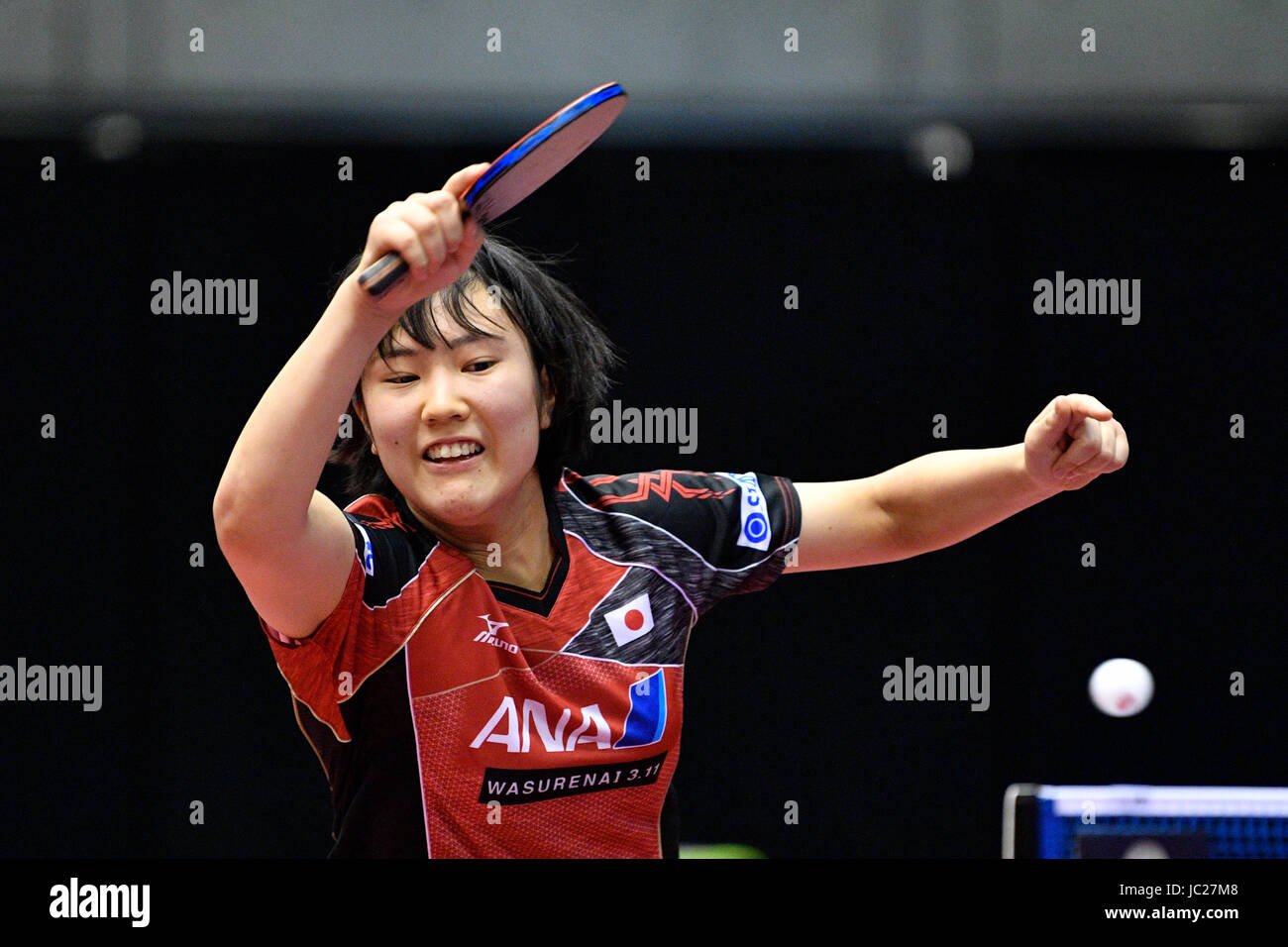 Tokyo Metropolitan Gymnasium, Tokyo, Japan. 14th June, 2017. πæ Asuka Sasao (JPN), JUNE 14, 2017 ...