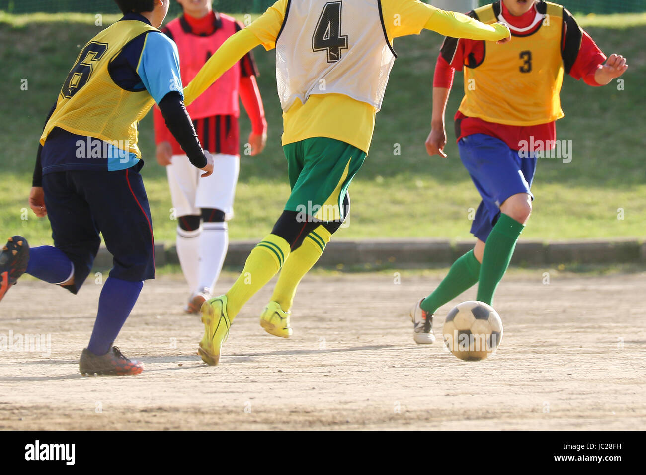 Practice at Soccer Club Stock Photo - Alamy