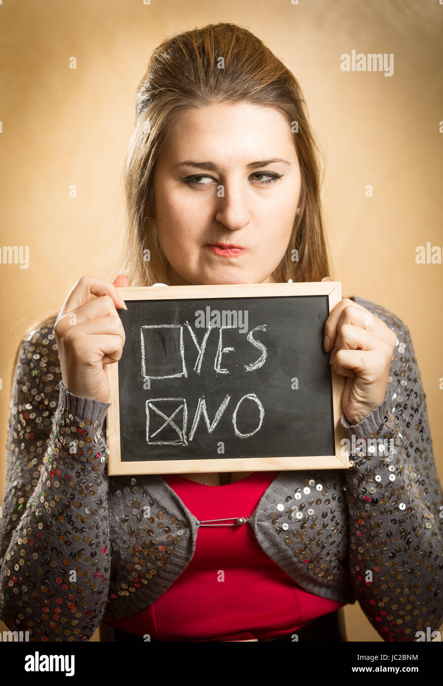 Negative answer hi-res stock photography and images - Alamy