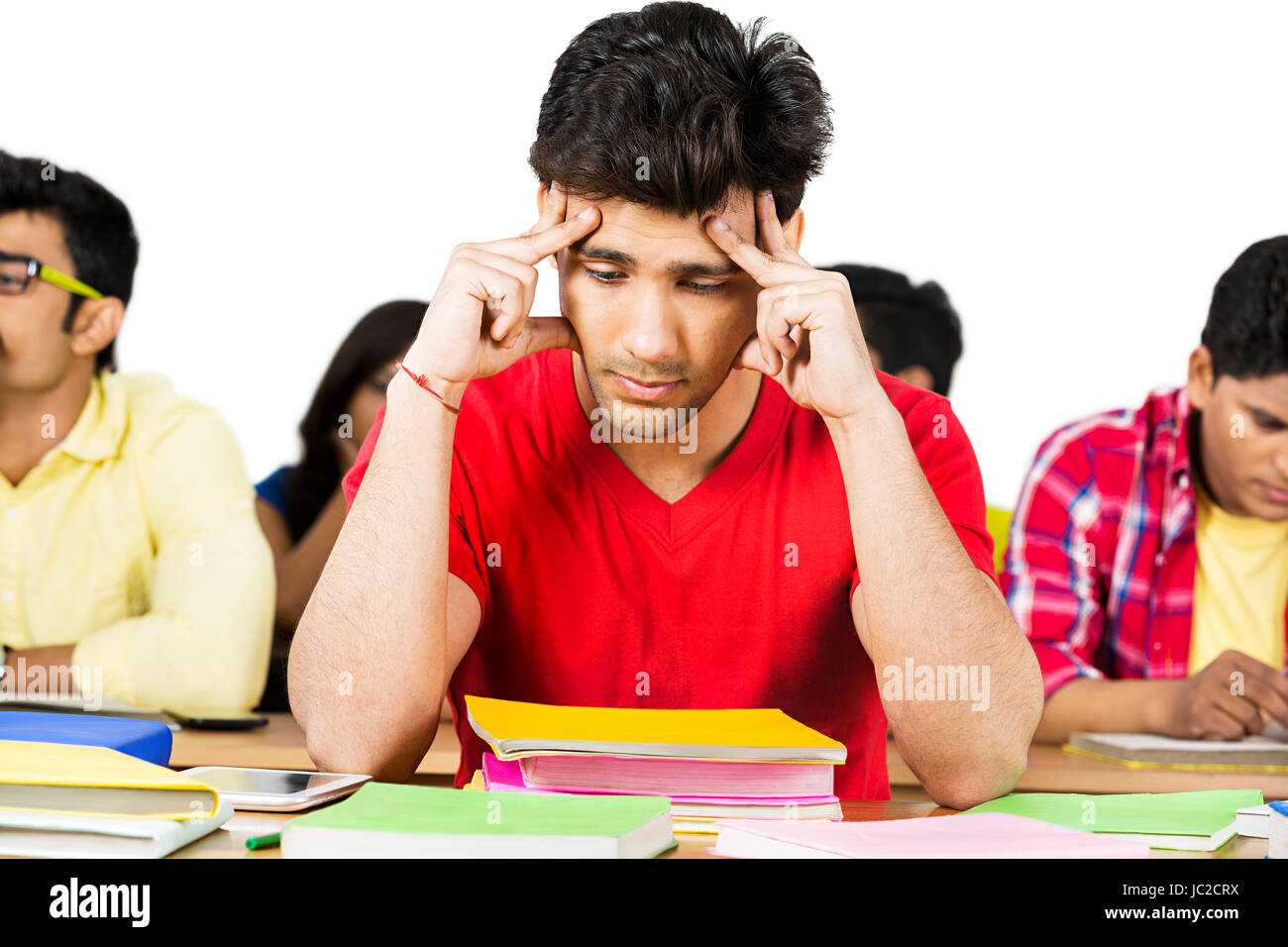 College stress hi-res stock photography and images - Alamy