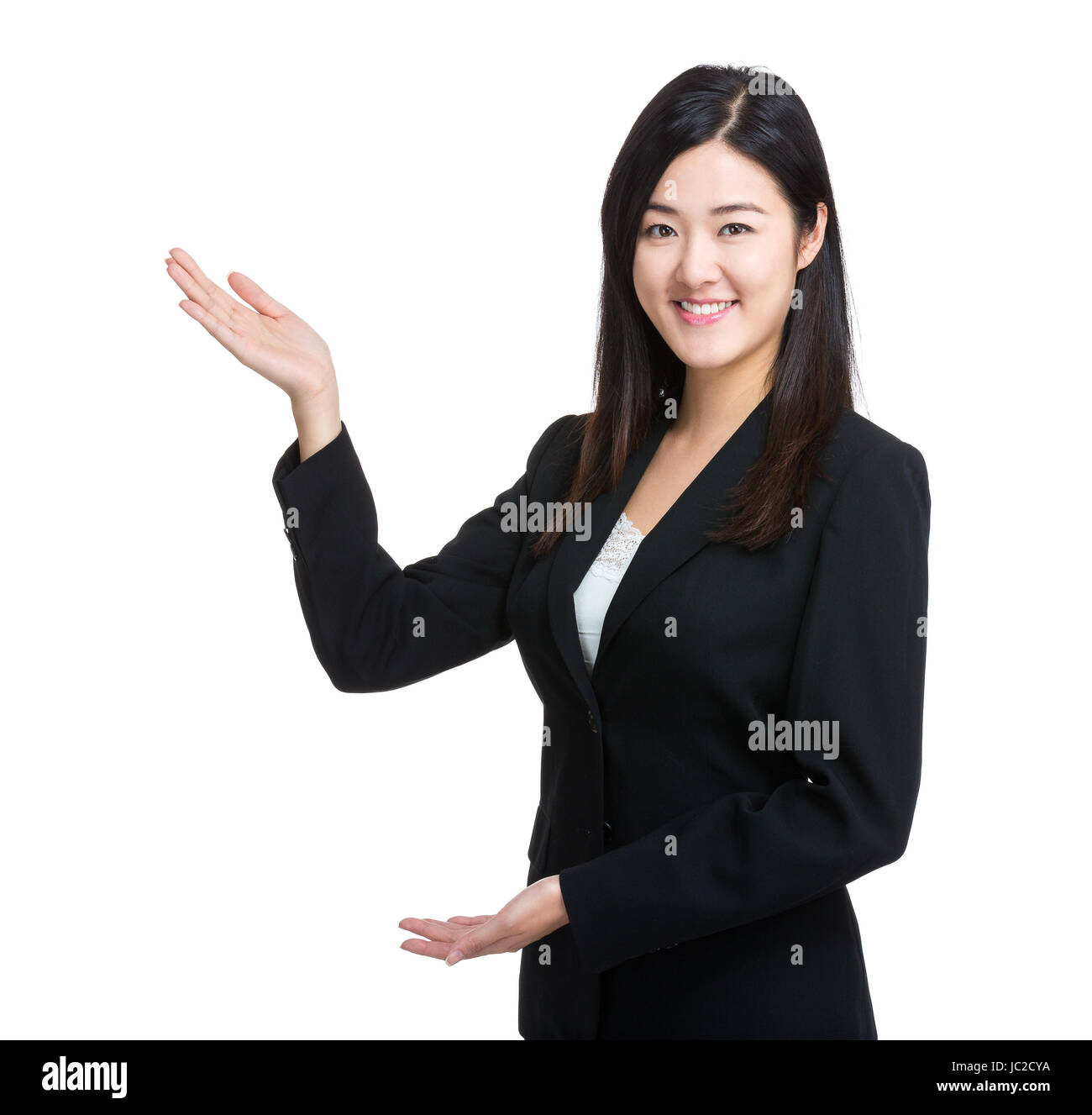 Asian Business Woman presentation Stock Photo - Alamy