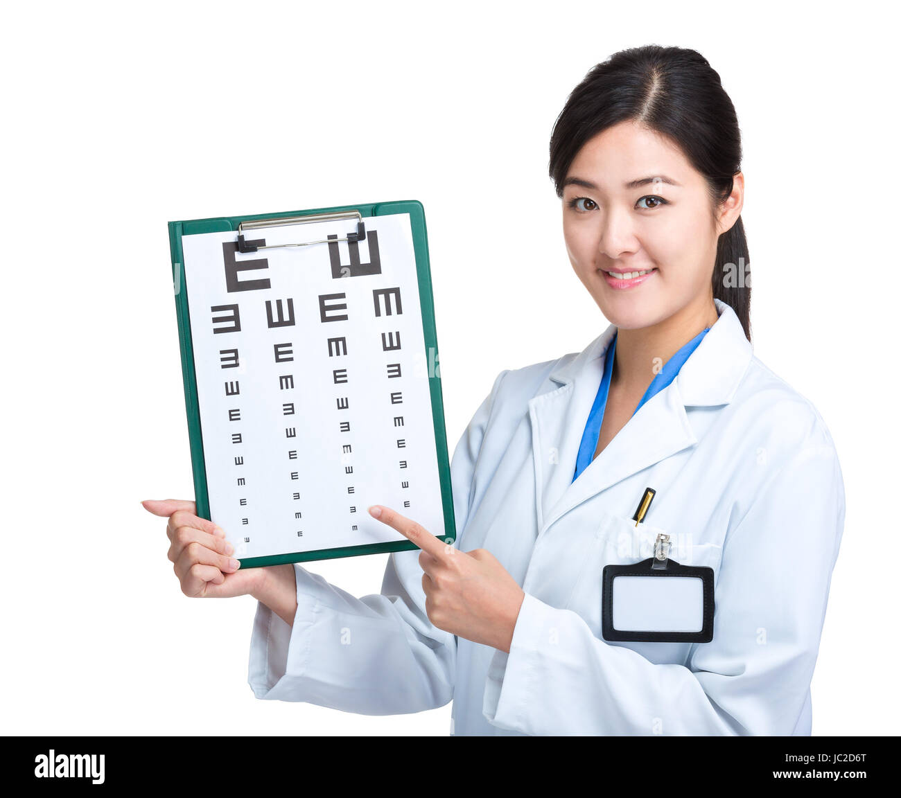 Asian doctor eye test chart hi-res stock photography and images - Alamy