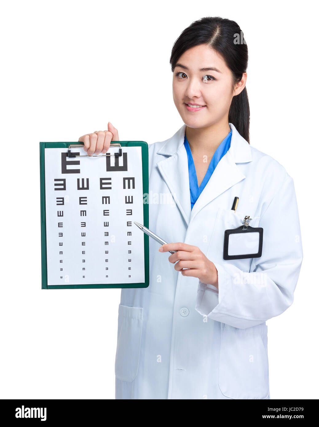 Asian doctor eye test chart hi-res stock photography and images - Alamy