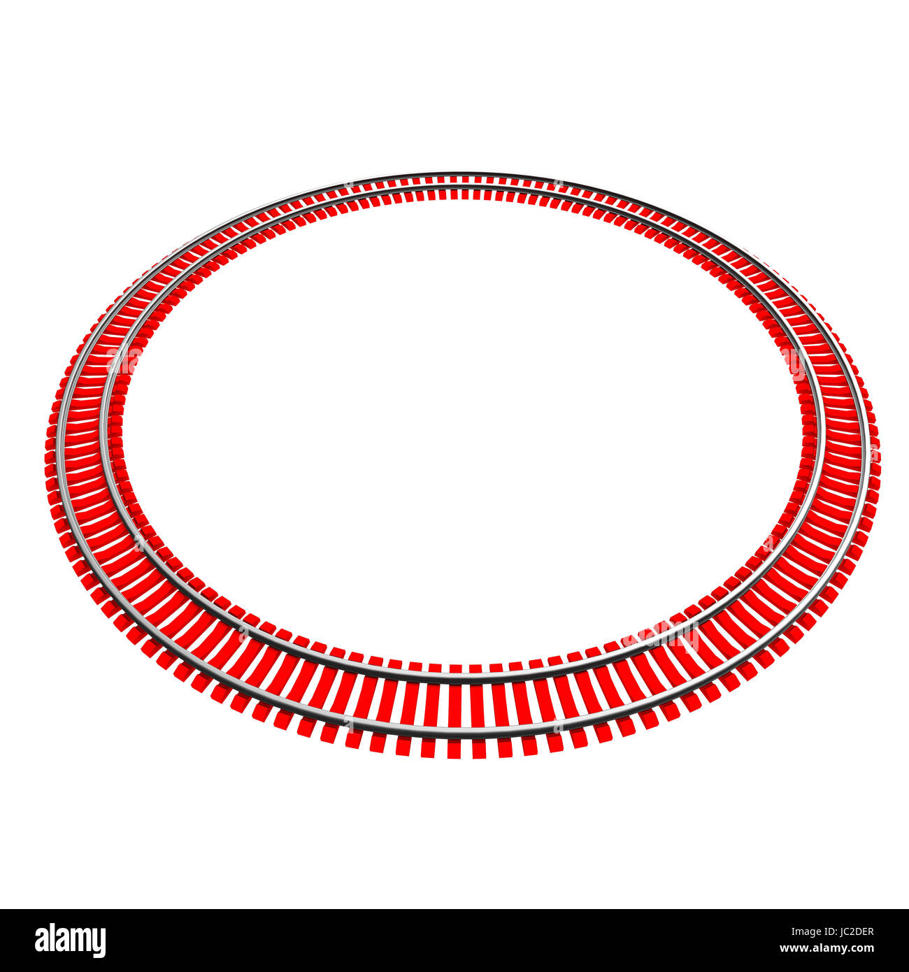 Curved railroad track illustration hi-res stock photography and images ...