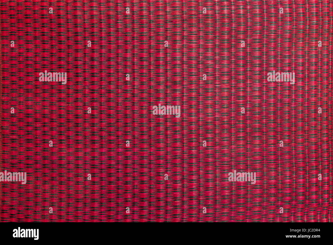 Thai Mat Red&Black Stock Photo - Alamy