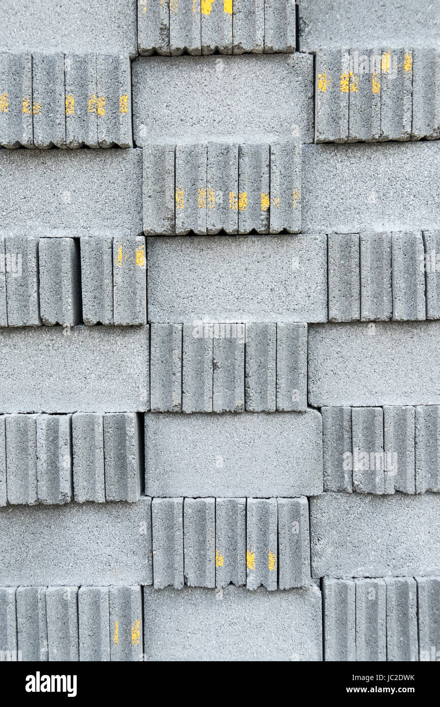 Grey stone bricks wall texture or background Stock Photo - Alamy