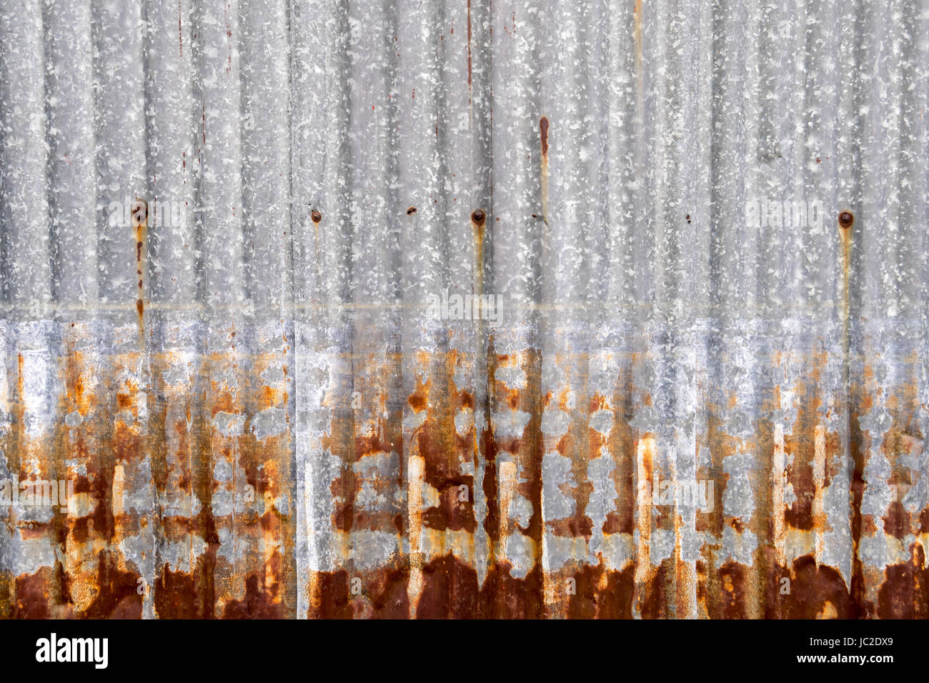 Rusted galvanized iron plate Stock Photo - Alamy