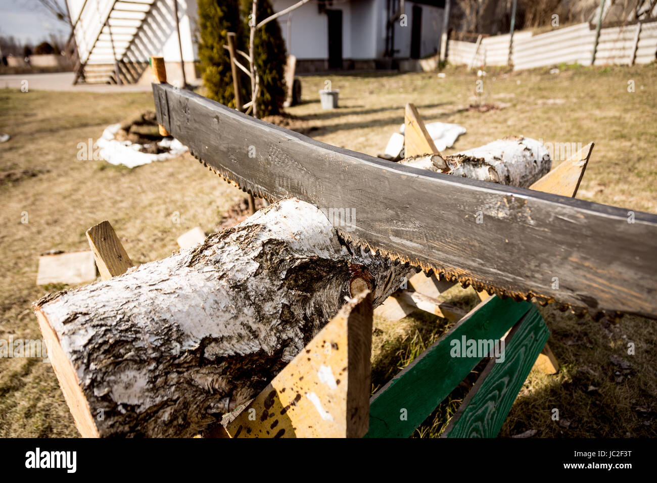 Double cut saw hi-res stock photography and images - Alamy