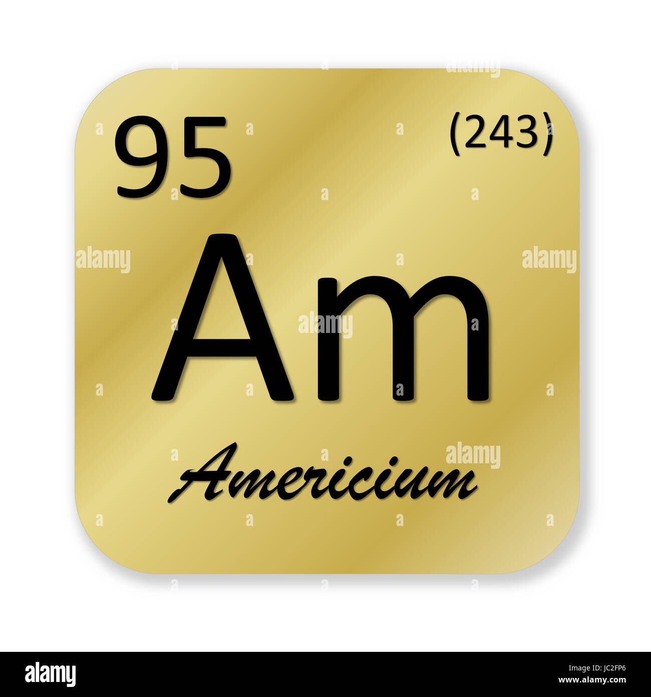 Americium symbol Cut Out Stock Images & Pictures - Alamy