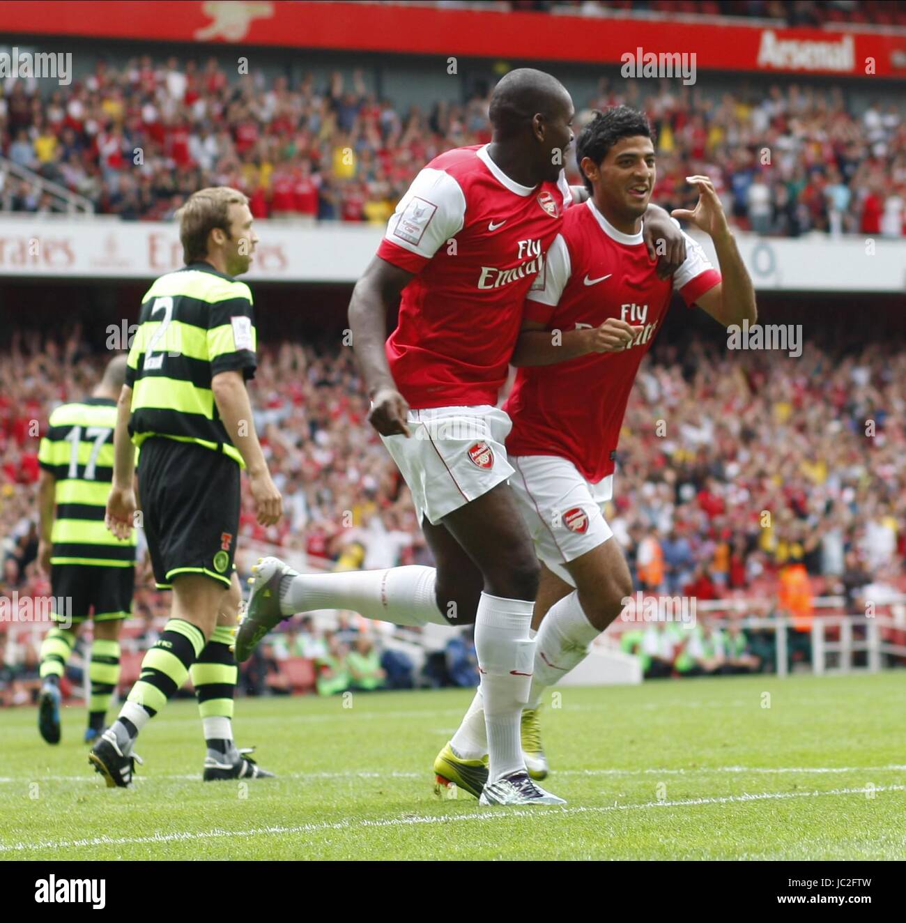 JAY EMMANUEL THOMAS & CARLOS V ARSENAL V GLASGOW CELTIC EMIRATES ...