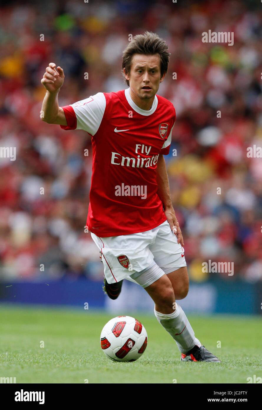 TOMAS ROSICKY ARSENAL FC EMIRATES STADIUM LONDON ENGLAND 01 August 2010 ...