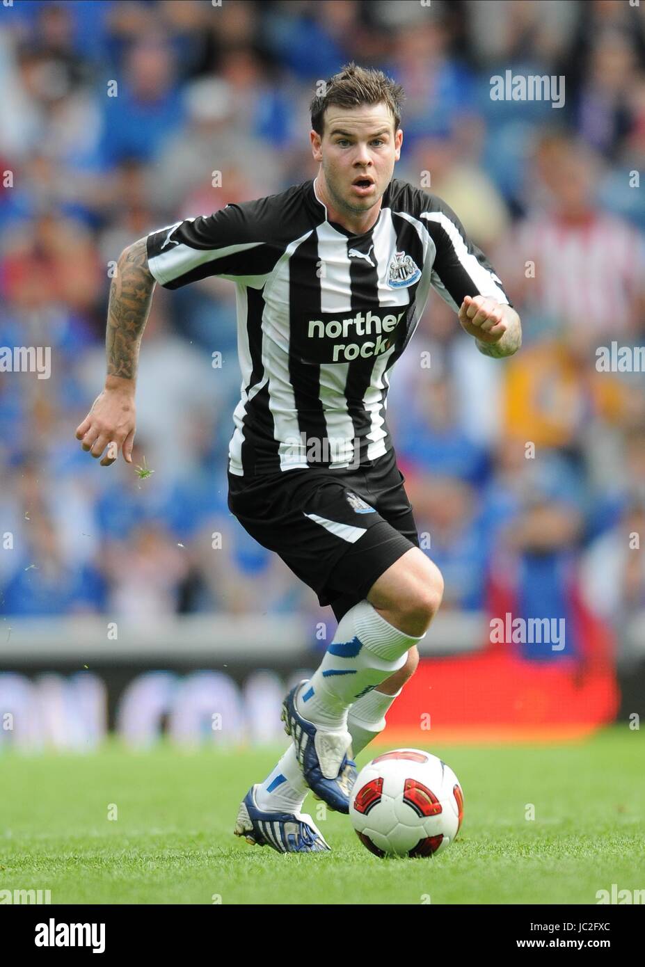 DANNY GUTHRIE NEWCASTLE UNITED FC IBROX STADIUM GLASGOW SCOTLAND 07 ...