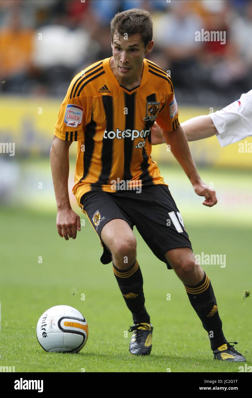 WILL ATKINSON HULL CITY FC KC STADIUM HULL ENGLAND 07 August 2010 Stock ...