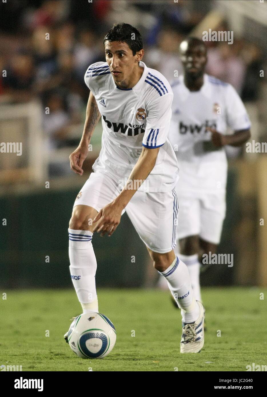ANGEL DI MARIA REAL MADRID LOS ANGELES CALIFORNIA USA 07 August 2010 ...
