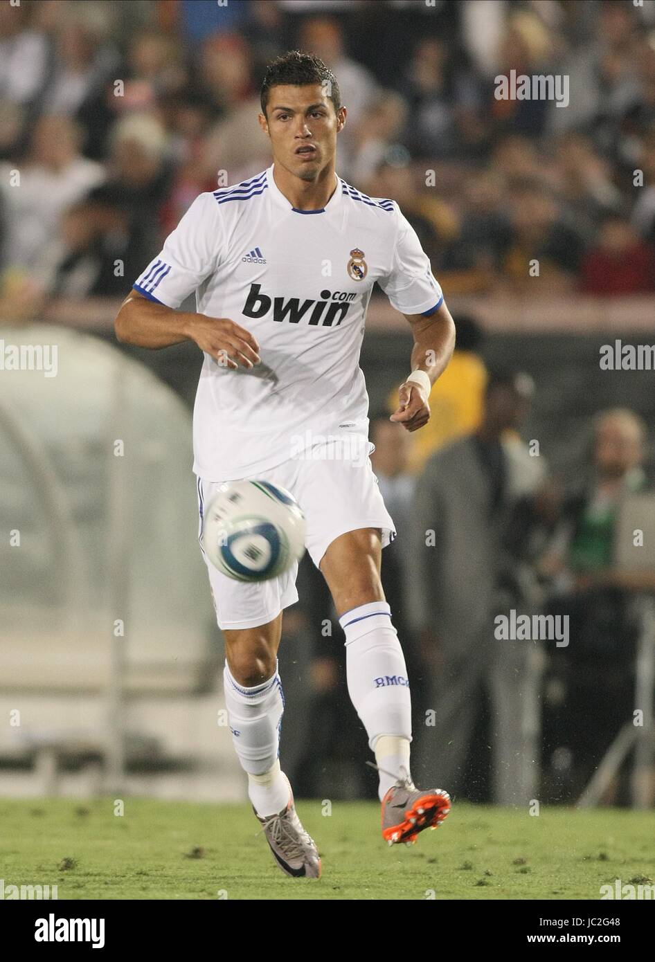 CRISTIANO RONALDO REAL MADRID LOS ANGELES CALIFORNIA USA 07 August 2010 ...