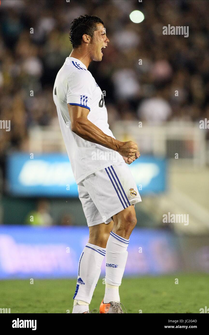 CRISTIANO RONALDO REAL MADRID LOS ANGELES CALIFORNIA USA 07 August 2010 ...