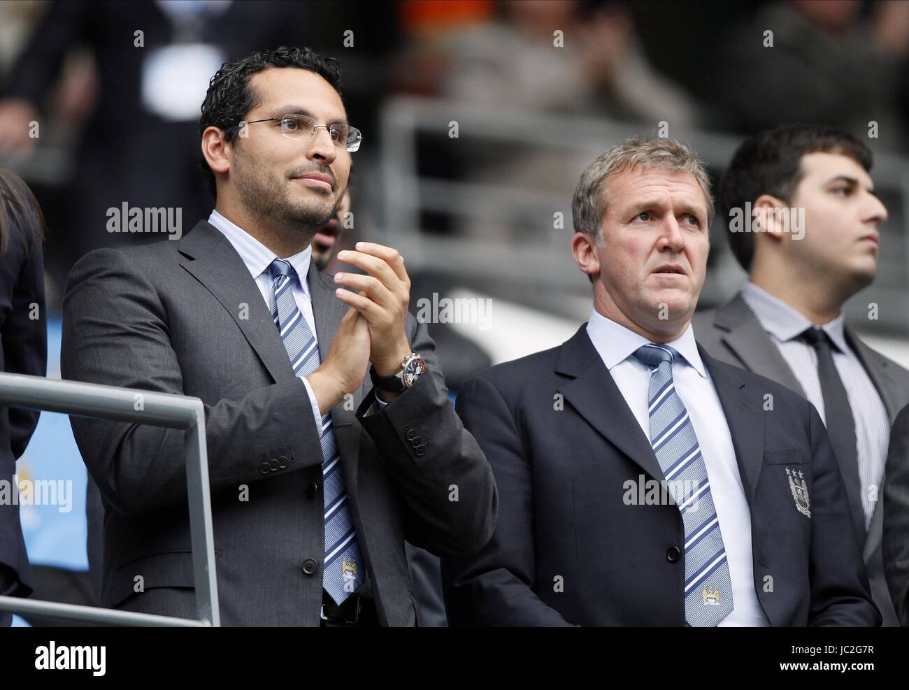 KHALDOON AL MUBARAK GARRY COOK MANCHESTER CITY MANCHESTER CITY OWNER ...