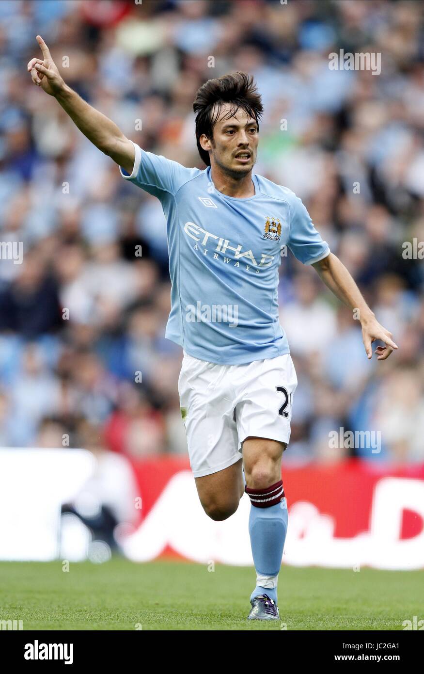 DAVID SILVA MANCHESTER CITY FC MANCHESTER CITY FC EASTLANDS CITY OF ...