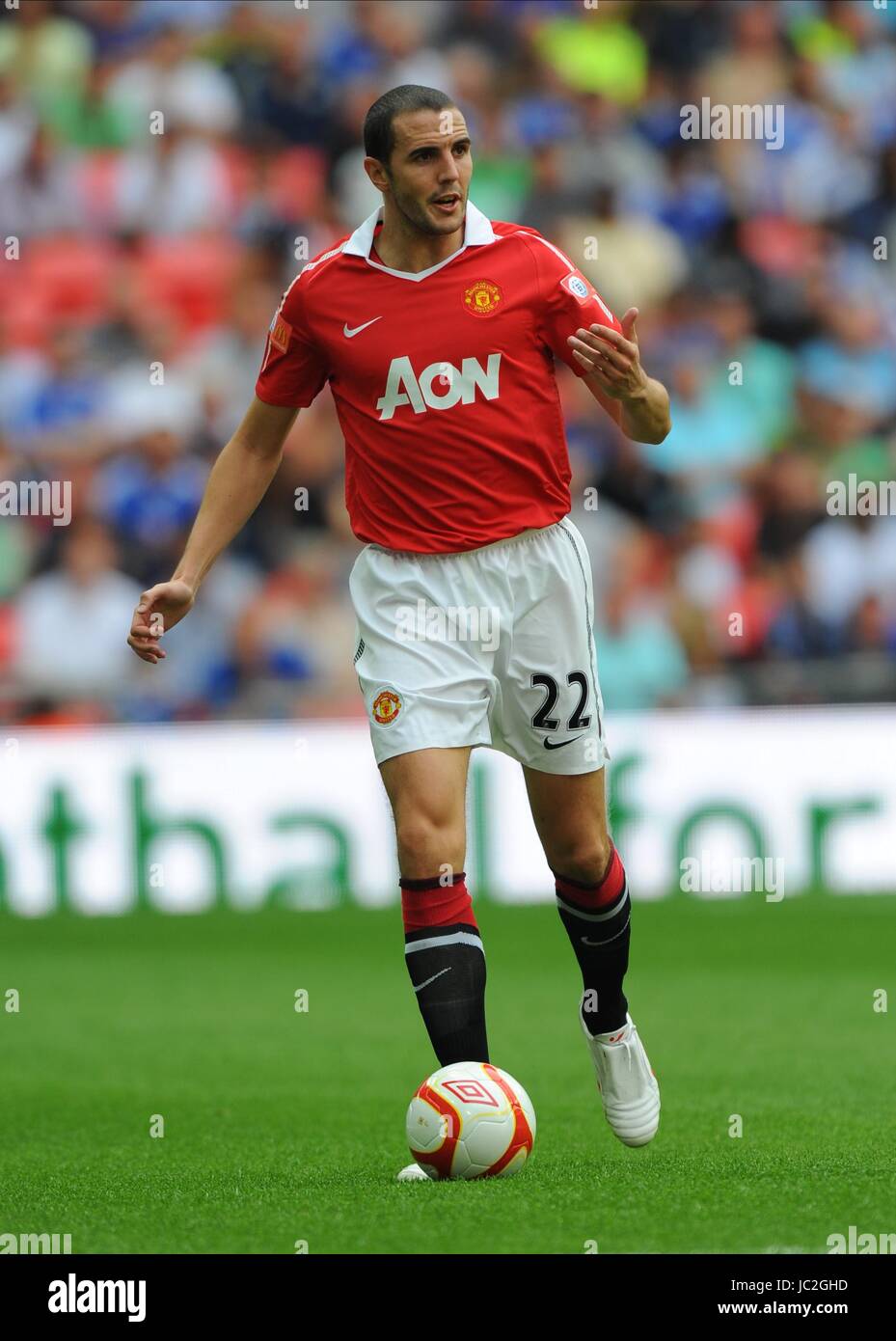 JOHN O'SHEA MANCHESTER UNITED FC WEMBLEY LONDON ENGLAND 08 August 2010 ...