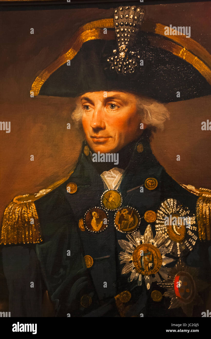 Horatio Nelson Portrait Image Of The Portrait Of Vice Admiral Sir