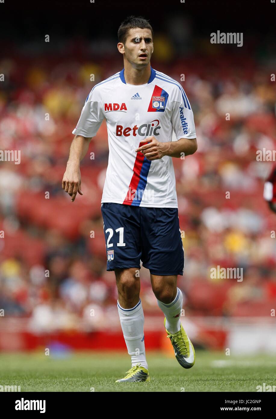 MAXIME GONALONS OLYMPIQUE LYON OLYMPIQUE LYON EMIRATES STADIUM LONDON ...