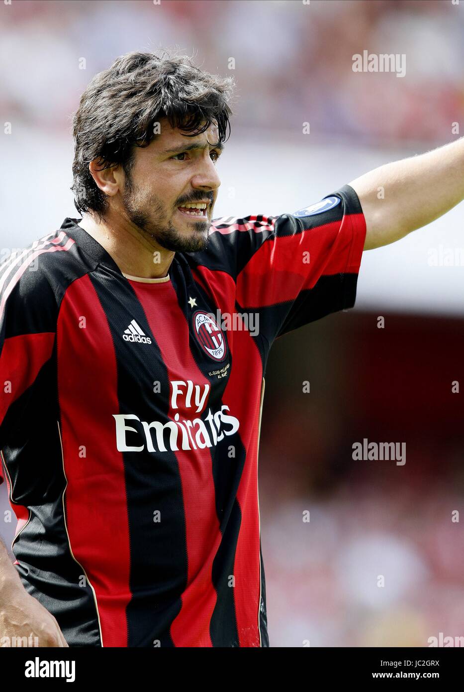 GENNARO GATTUSO AC MILAN AC MILAN EMIRATES STADIUM LONDON ENGLAND 01 ...