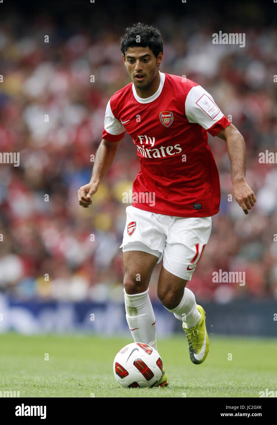 CARLOS VELA ARSENAL FC ARSENAL FC EMIRATES STADIUM LONDON ENGLAND 01 ...