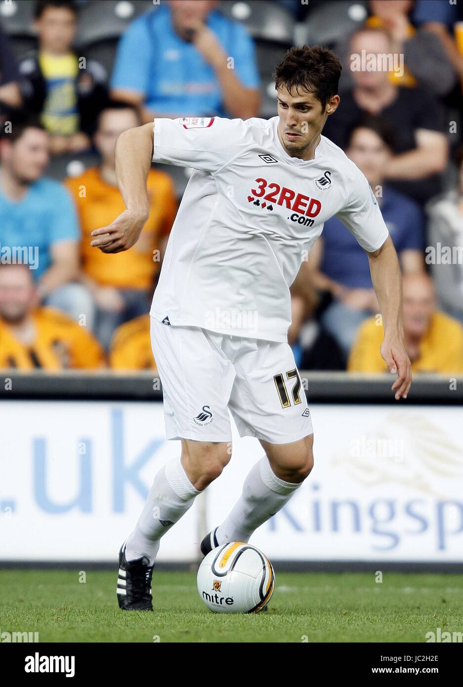 ALBERT SERRAN SWANSEA CITY FC SWANSEA CITY FC KC STADIUM HULL ENGLAND ...