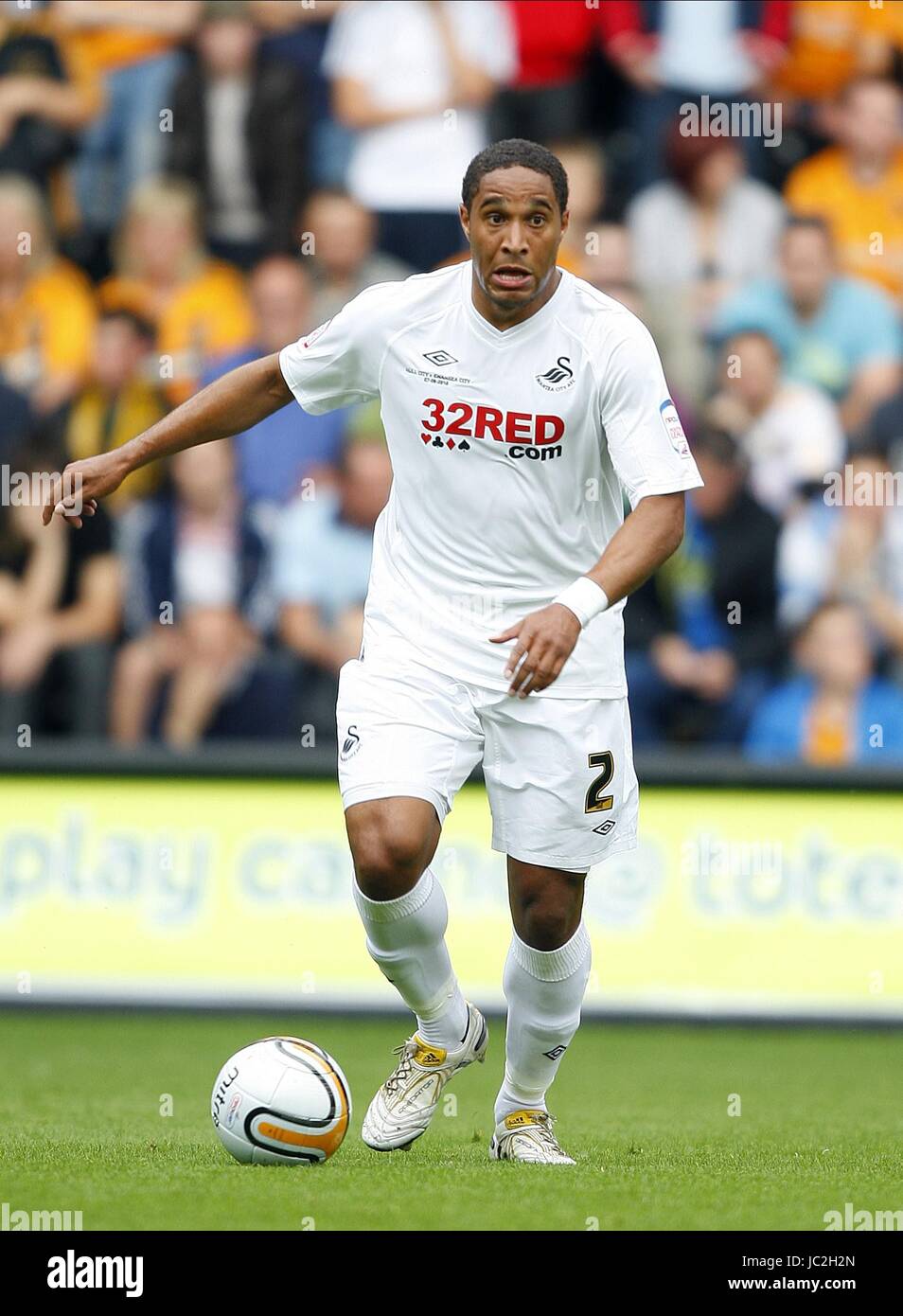 ANGEL RANGEL SWANSEA CITY FC SWANSEA CITY FC KC STADIUM HULL ENGLAND 07 ...