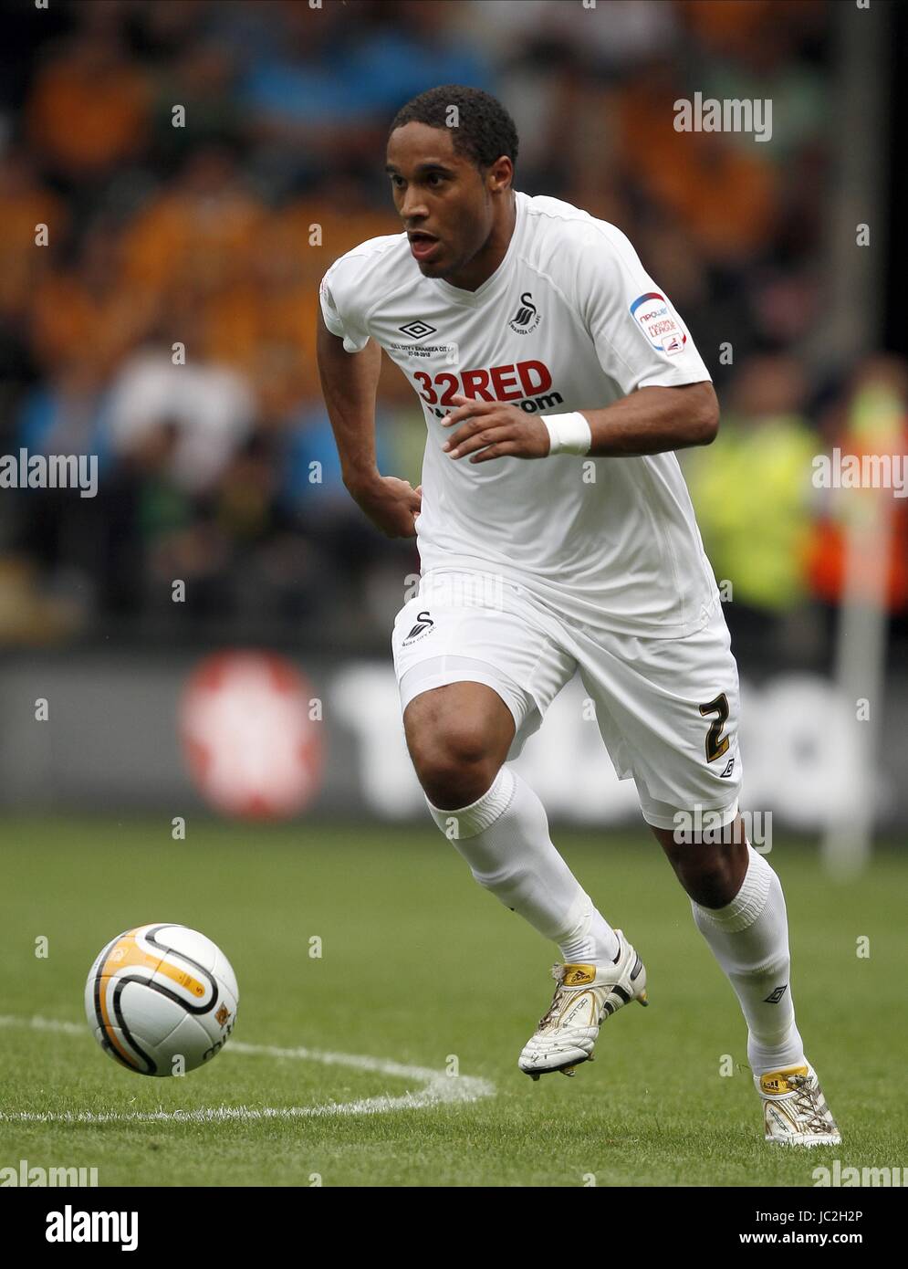 ANGEL RANGEL SWANSEA CITY FC SWANSEA CITY FC KC STADIUM HULL ENGLAND 07 ...