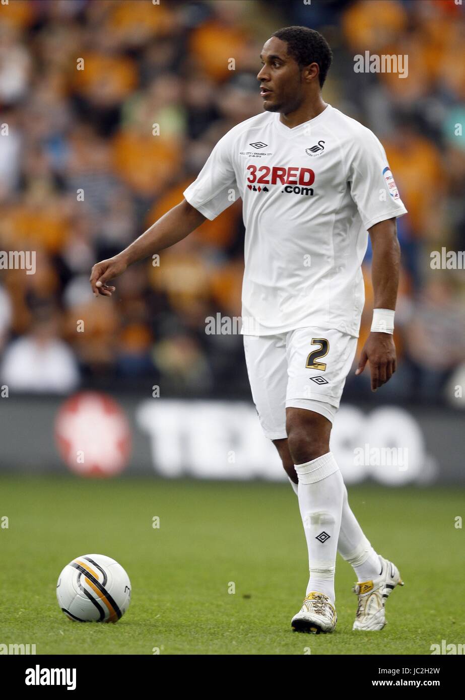 ANGEL RANGEL SWANSEA CITY FC SWANSEA CITY FC KC STADIUM HULL ENGLAND 07 ...