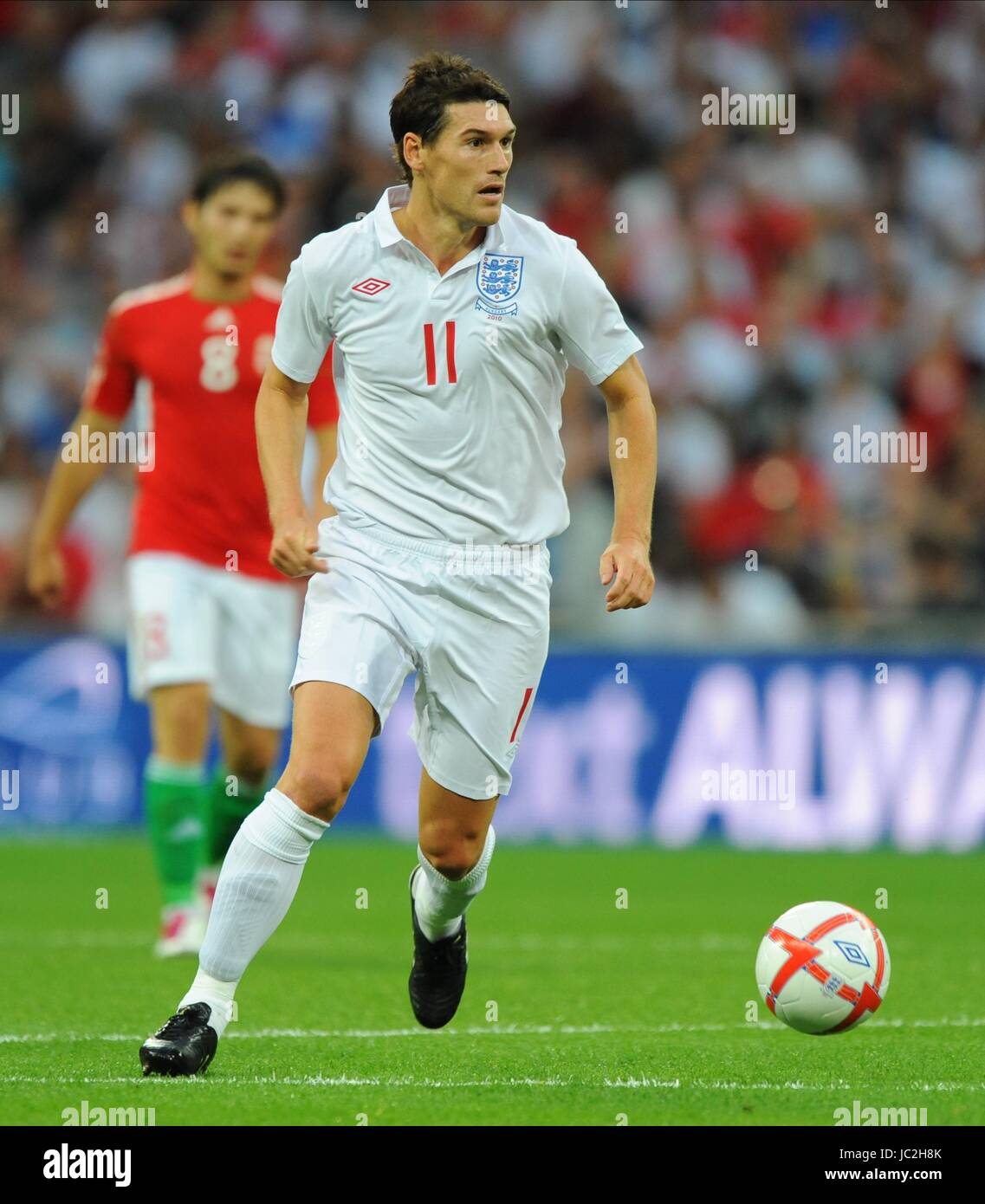 GARETH BARRY ENGLAND WEMBLEY STADIUM LONDON ENGLAND 11 August 2010 ...