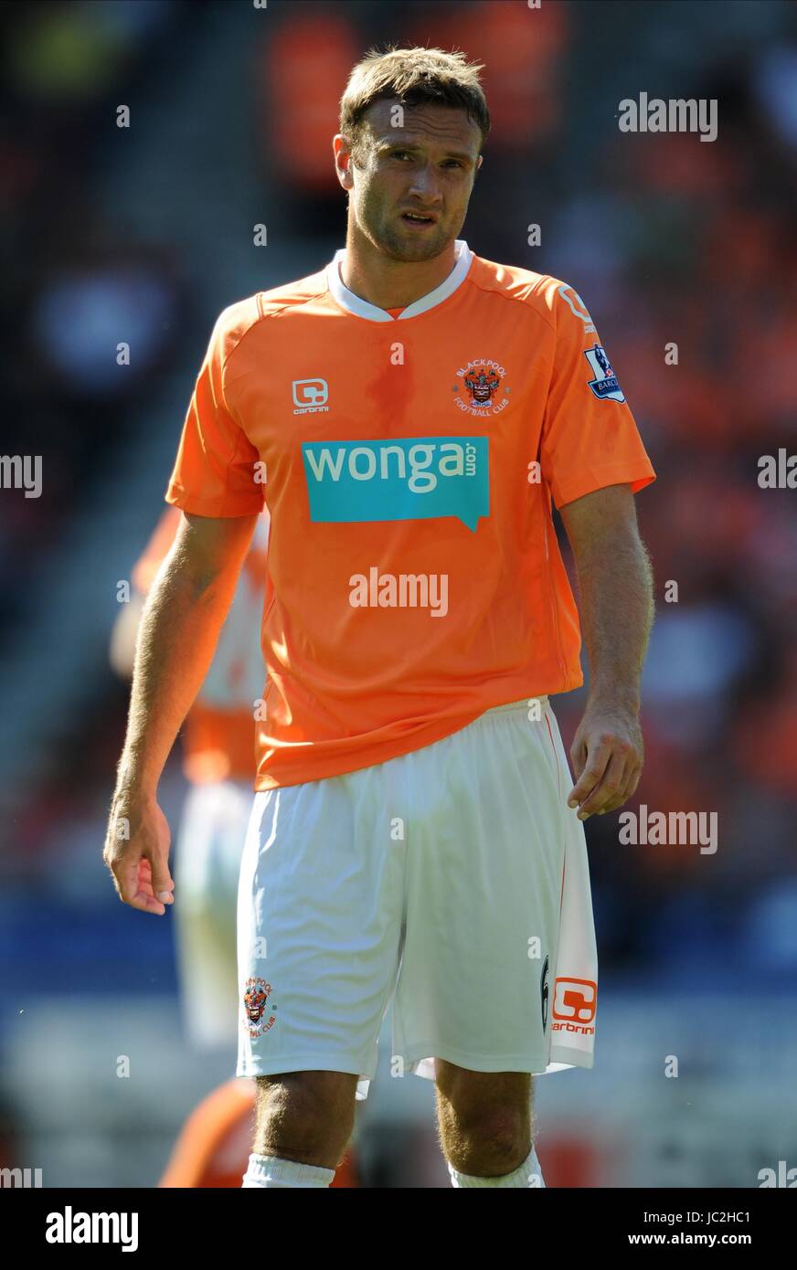 IAN EVATT BLACKPOOL FC DW STADIUM WIGAN ENGLAND 14 August 2010 Stock ...