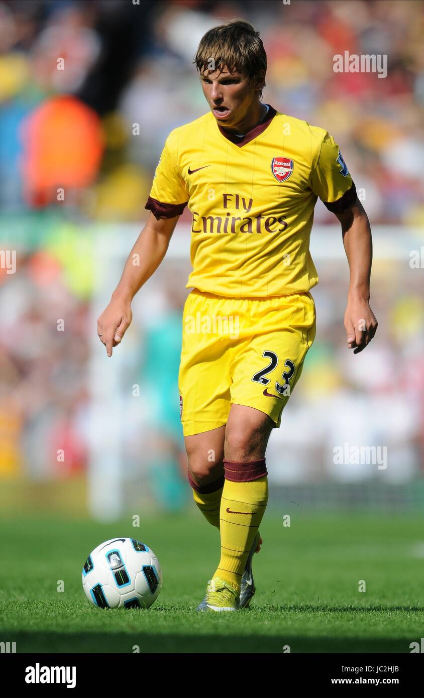 ANDREY ARSHAVIN ARSENAL FC ARSENAL FC ANFIELD LIVERPOOL ENGLAND 15 ...