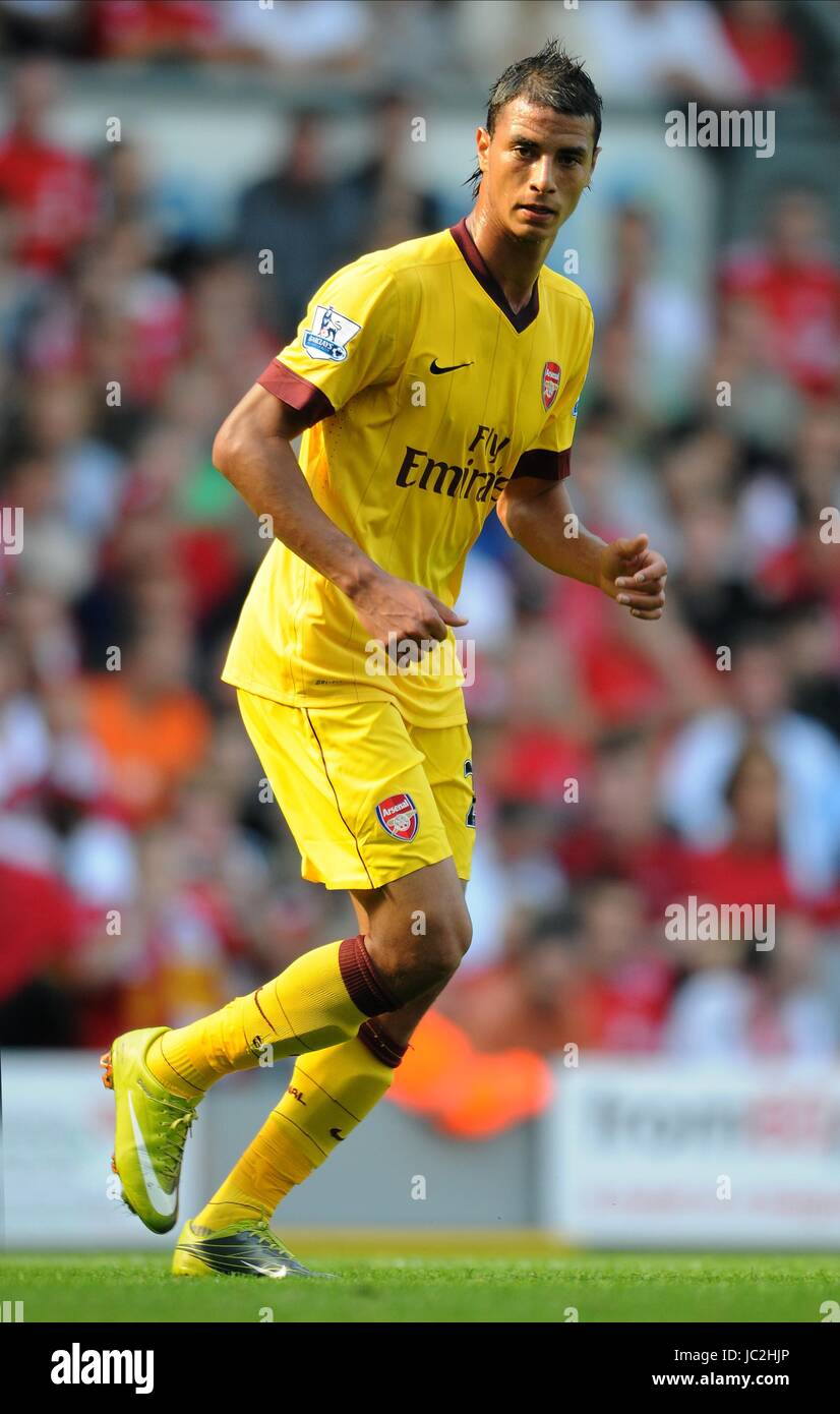MAROUANE CHAMAKH ARSENAL FC ARSENAL FC ANFIELD LIVERPOOL ENGLAND 15 ...
