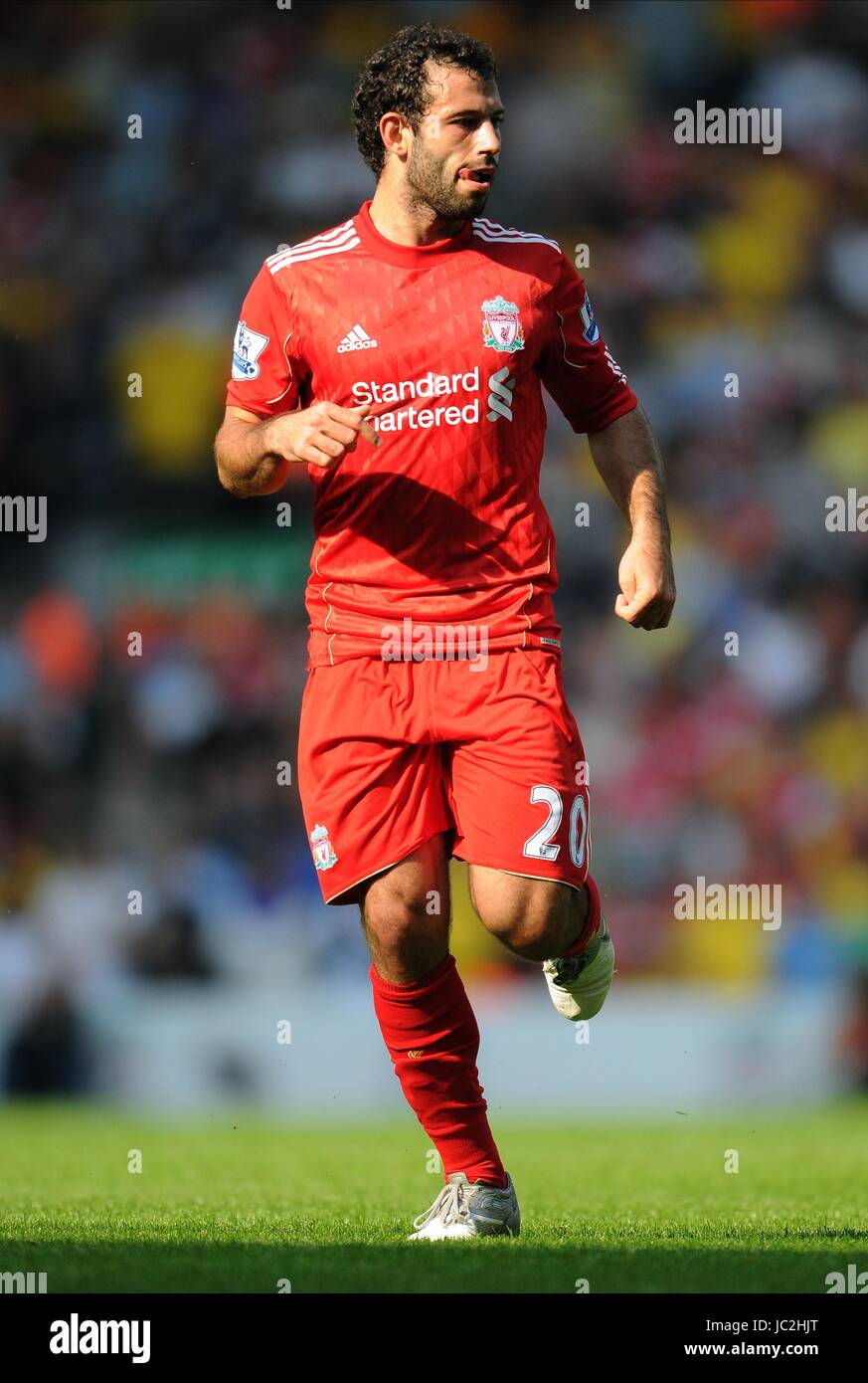 JAVIER MASCHERANO LIVERPOOL FC LIVERPOOL FC ANFIELD LIVERPOOL ENGLAND ...