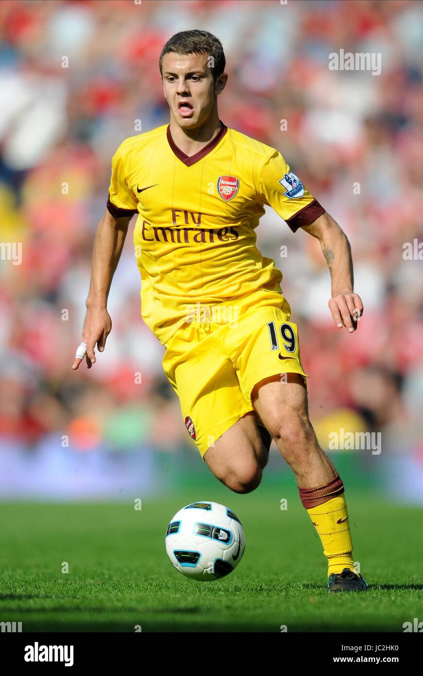 JACK WILSHERE ARSENAL FC ARSENAL FC ANFIELD LIVERPOOL ENGLAND 15 August ...
