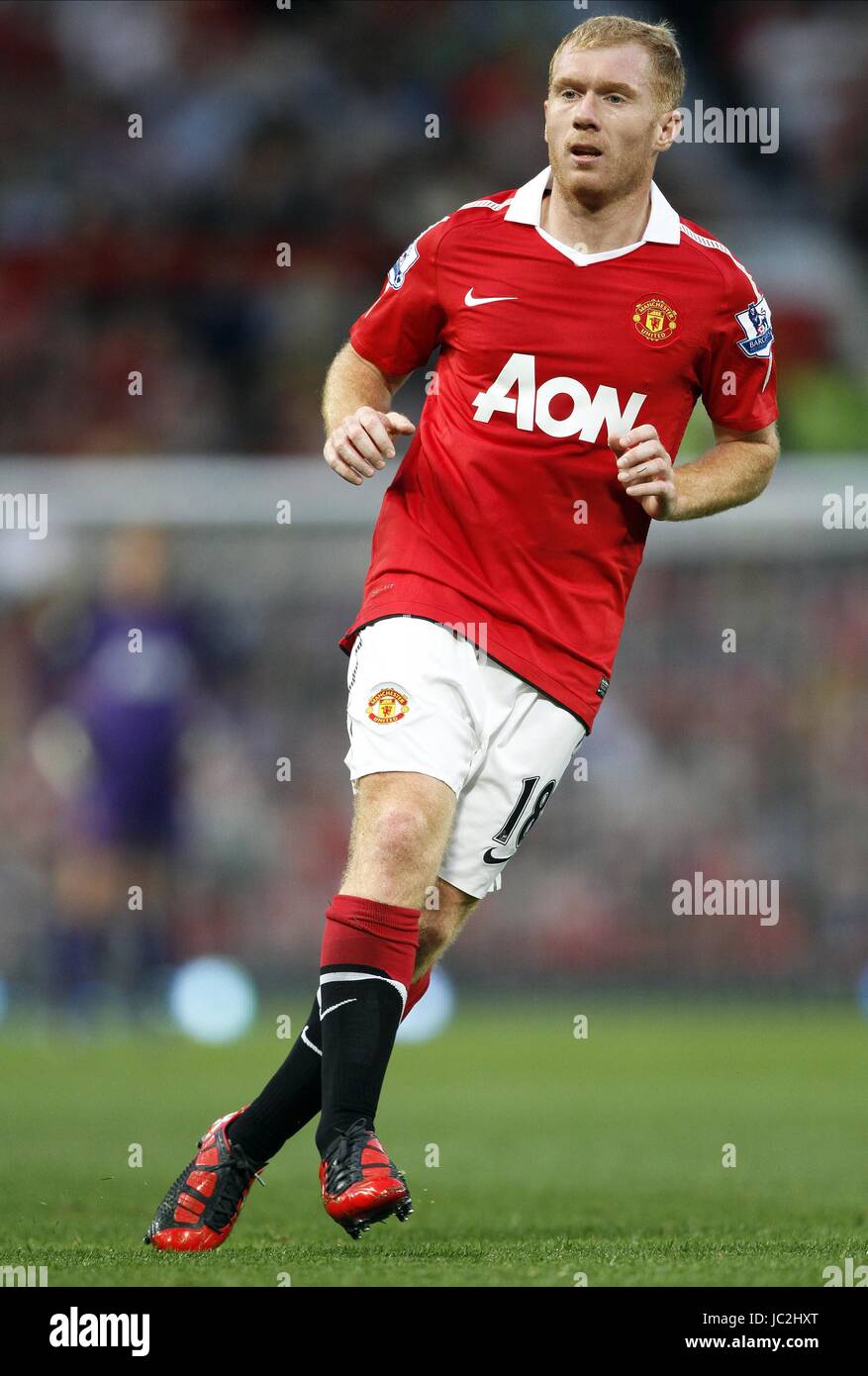PAUL SCHOLES MANCHESTER UNITED FC OLD TRAFFORD MANCHESTER ENGLAND 16 ...