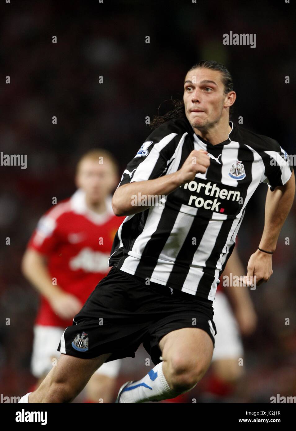 ANDY CARROLL NEWCASTLE UNITED FC OLD TRAFFORD MANCHESTER ENGLAND 16 ...
