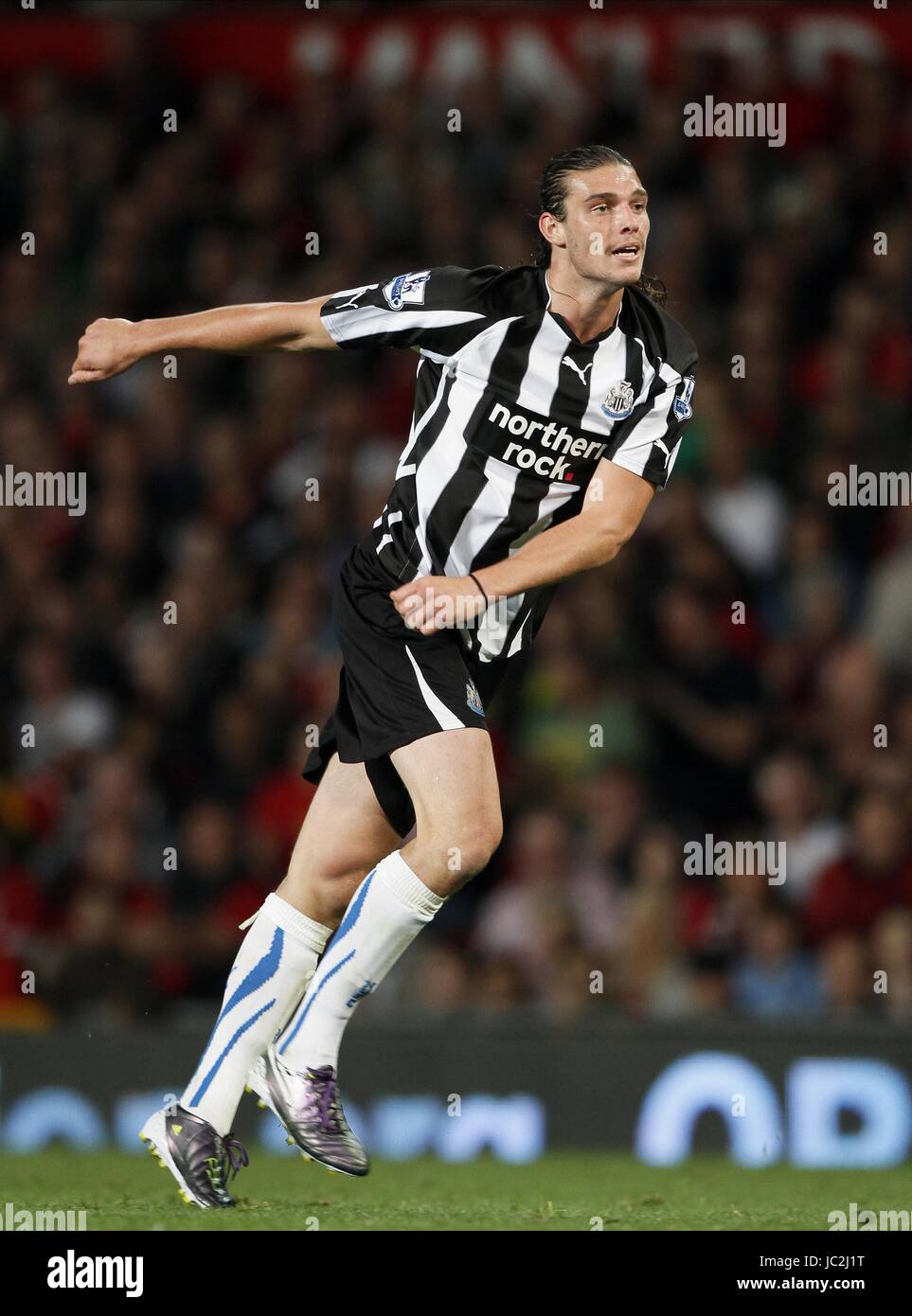 ANDY CARROLL NEWCASTLE UNITED FC OLD TRAFFORD MANCHESTER ENGLAND 16 ...